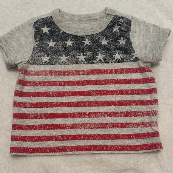 Old Navy | Shirts & Tops | Old Navy Stars And Stripes Kids Tee Red ...